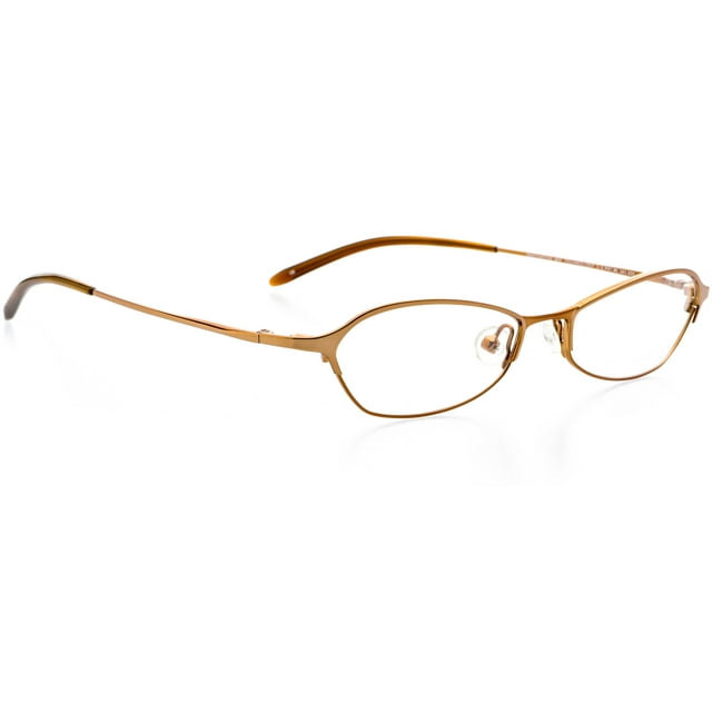 Optical Eyewear - Geometric Oval Shape, Metal Full Rim Frame ...