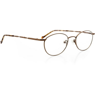 Optical Eyewear - Oval Shape, Metal Full Rim Frame - Prescription ...