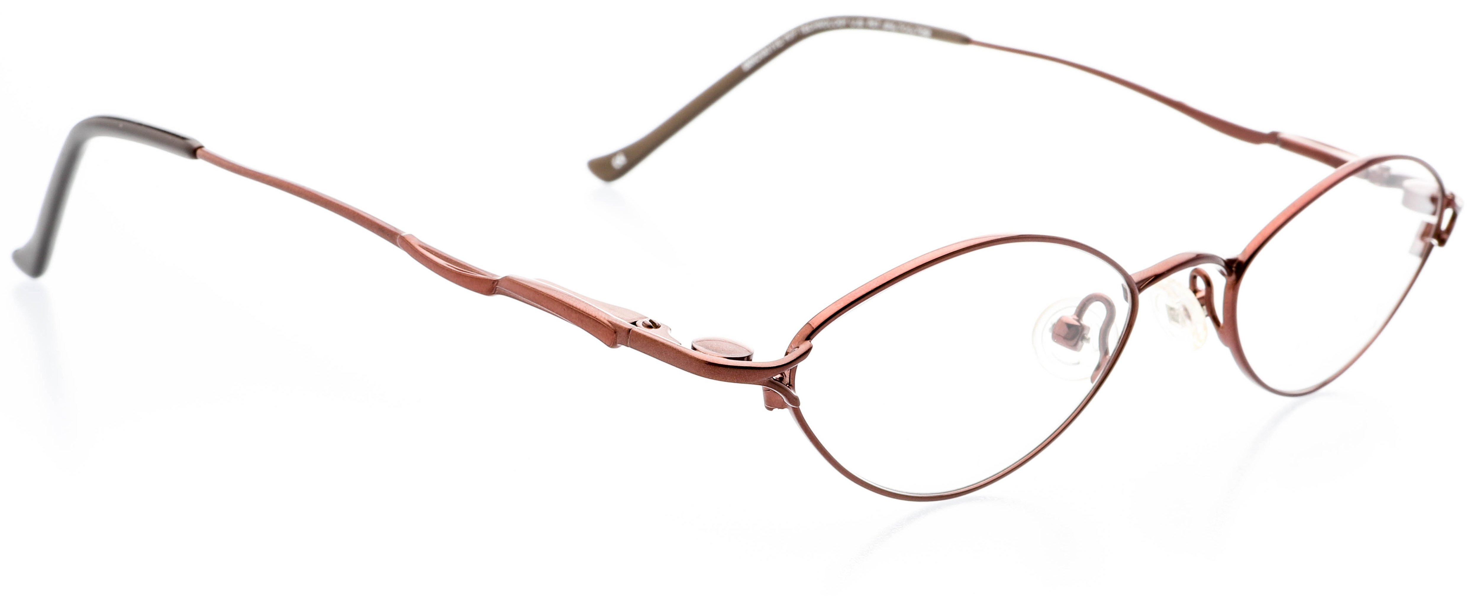 Optical Eyewear - Oval Shape, Metal Full Rim Frame - Prescription ...
