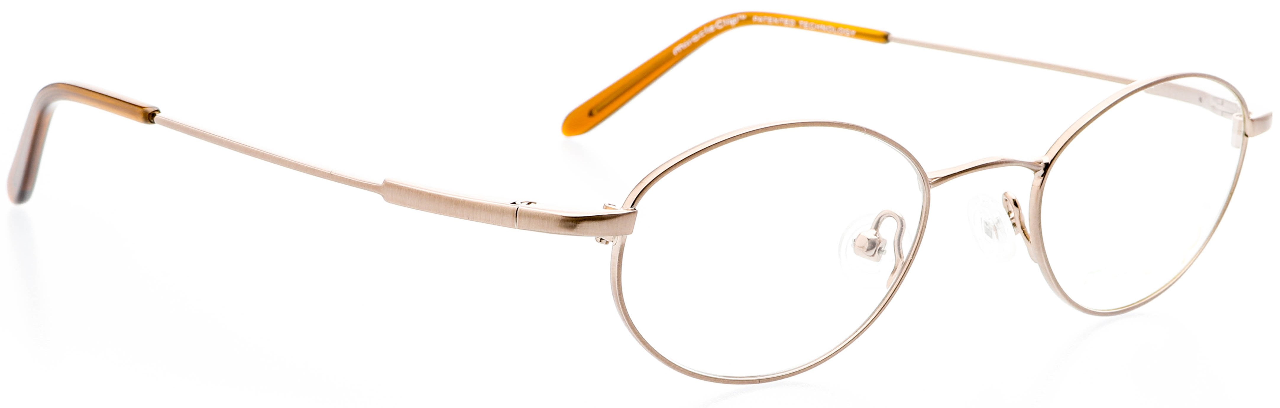 Optical Eyewear - Oval Shape, Metal Full Rim Frame - Prescription ...