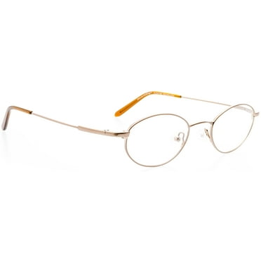 Optical Eyewear - Rectangle Shape, Metal Full Rim Frame - Prescription ...