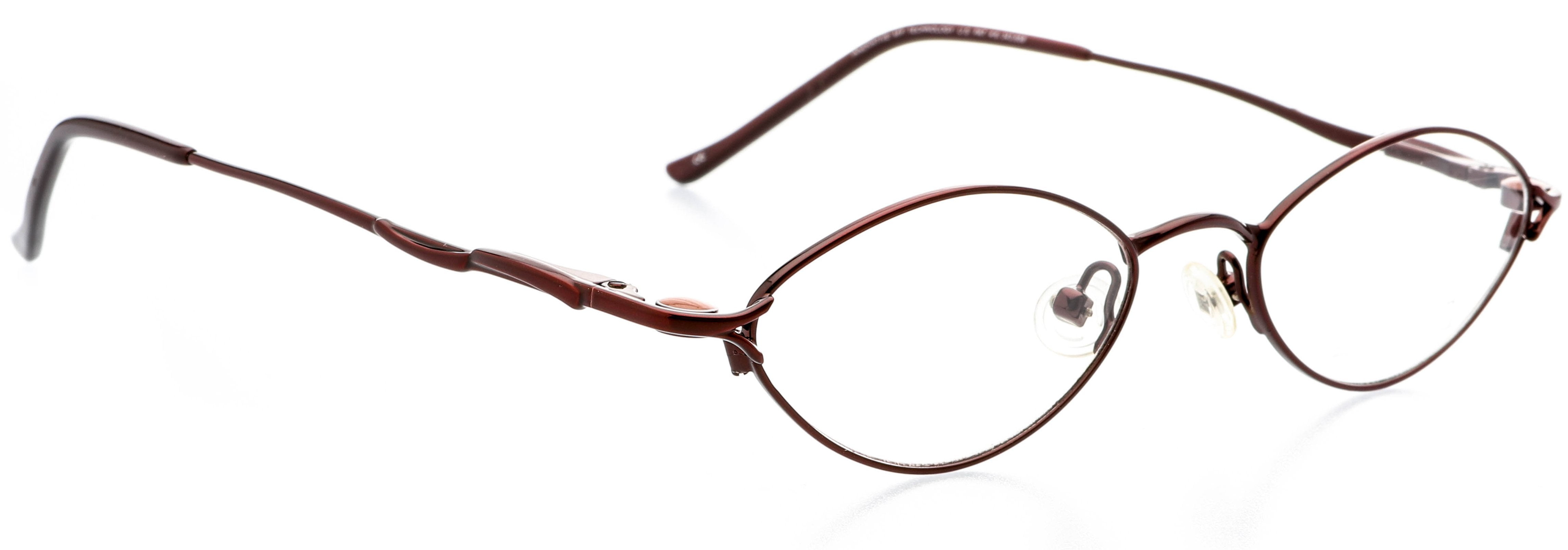 Optical Eyewear - Oval Shape, Metal Full Rim Frame - Prescription ...
