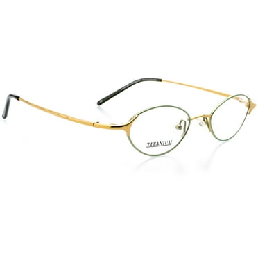 Optical Eyewear - Oval Shape, Metal Full Rim Frame - Prescription ...
