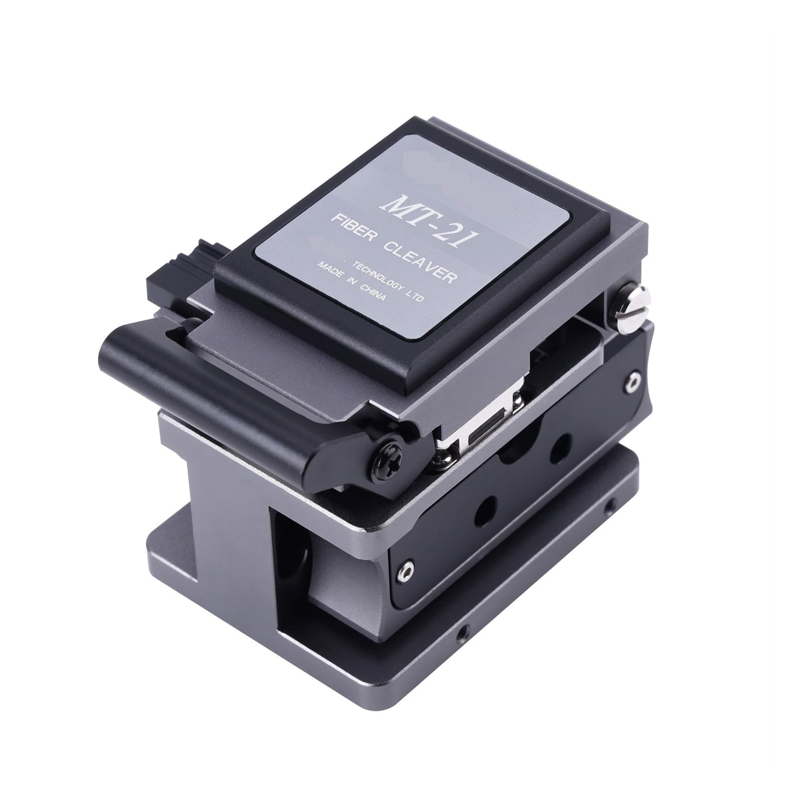 Optical Fiber Cleaver Black High Precision Fiber Cutter FTTH 12 Surface ...