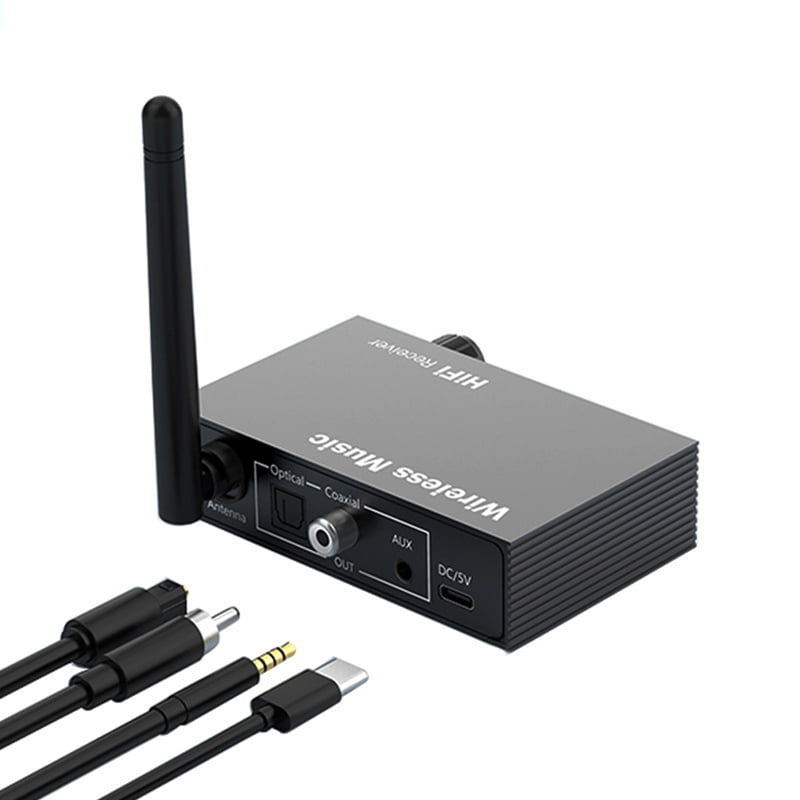 Optical Fiber Coaxial Bluetooth 5.3 Audio Receiver Old-Fashioned ...