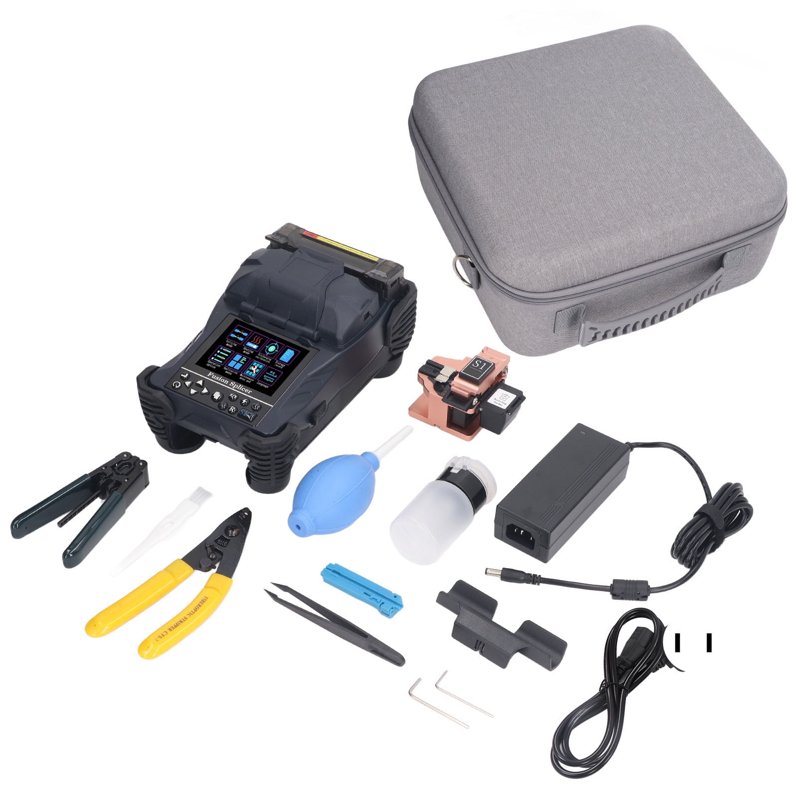 Optical Fiber Fusion Splicer Mini Fiber Welding Splicing Heating ...