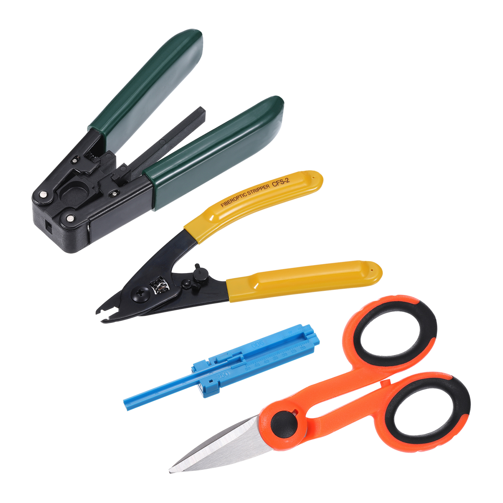 Optical Fiber Tool with Non-metallic Fiber Optic Stripper, Double Hole ...