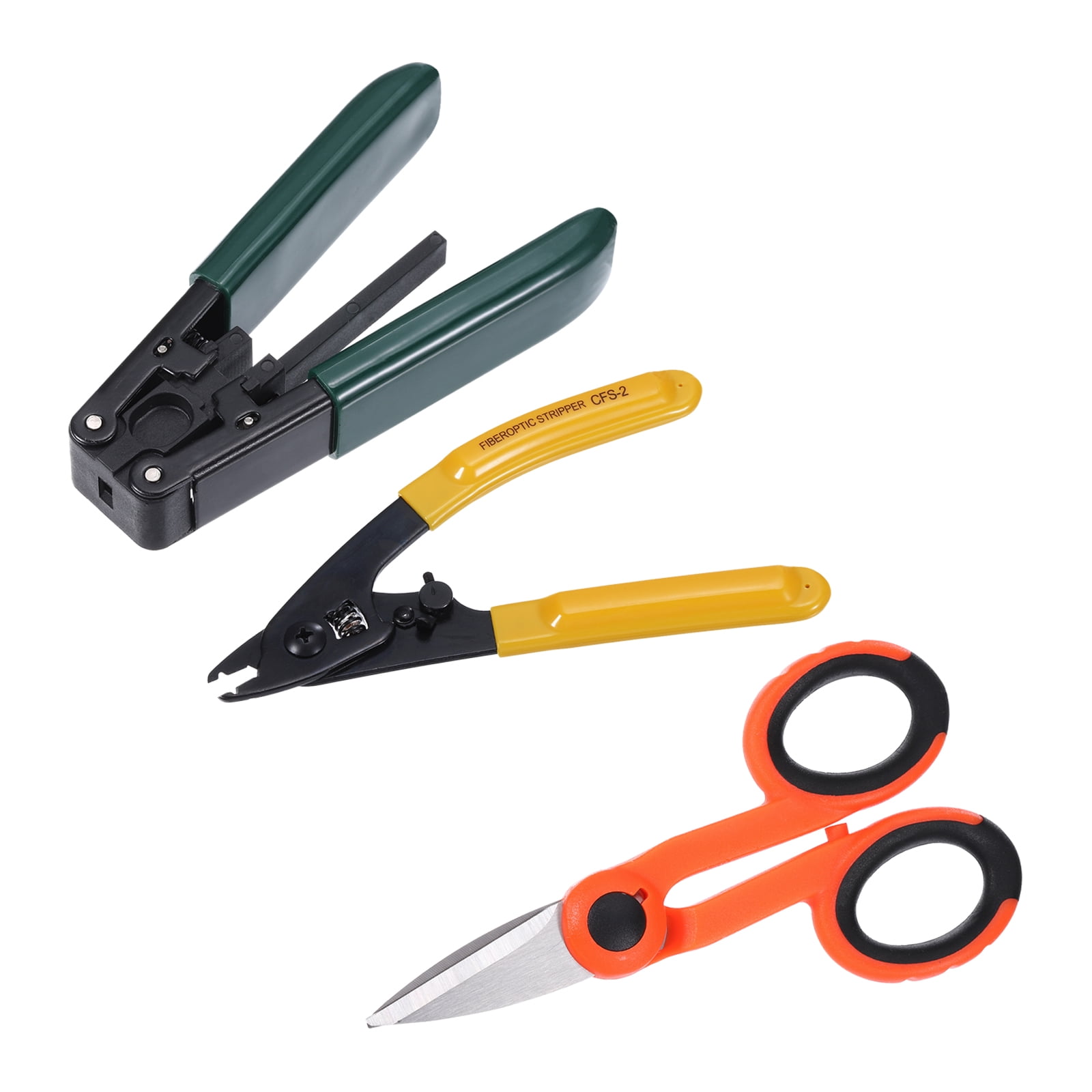 Optical Fiber Tool with Metallic Reinforced Fiber Optic Stripper ...