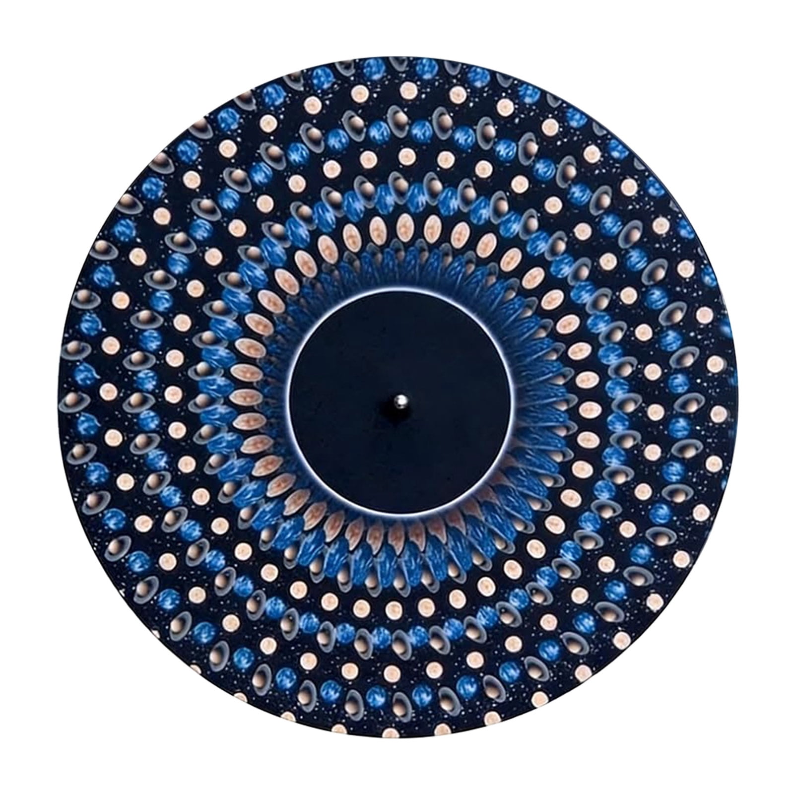 Optical Illusion Zoetrope Slipmat 12 Inch Kinetic Visual Vinyl Mat ...
