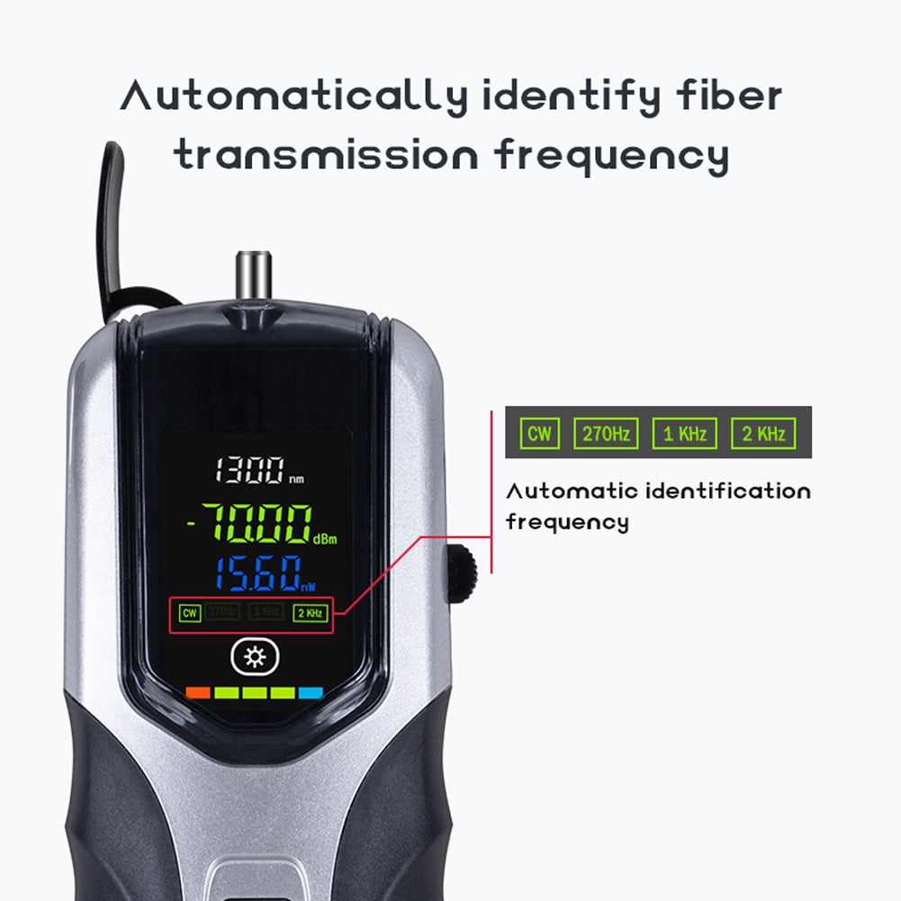 Optical Meter, Meter Optical Lcd Color Display Fiber Tester Attenuation ...