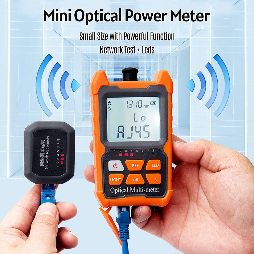 Optical Mini Optical Power-Meter Portable Leds Lighting High Precise ...