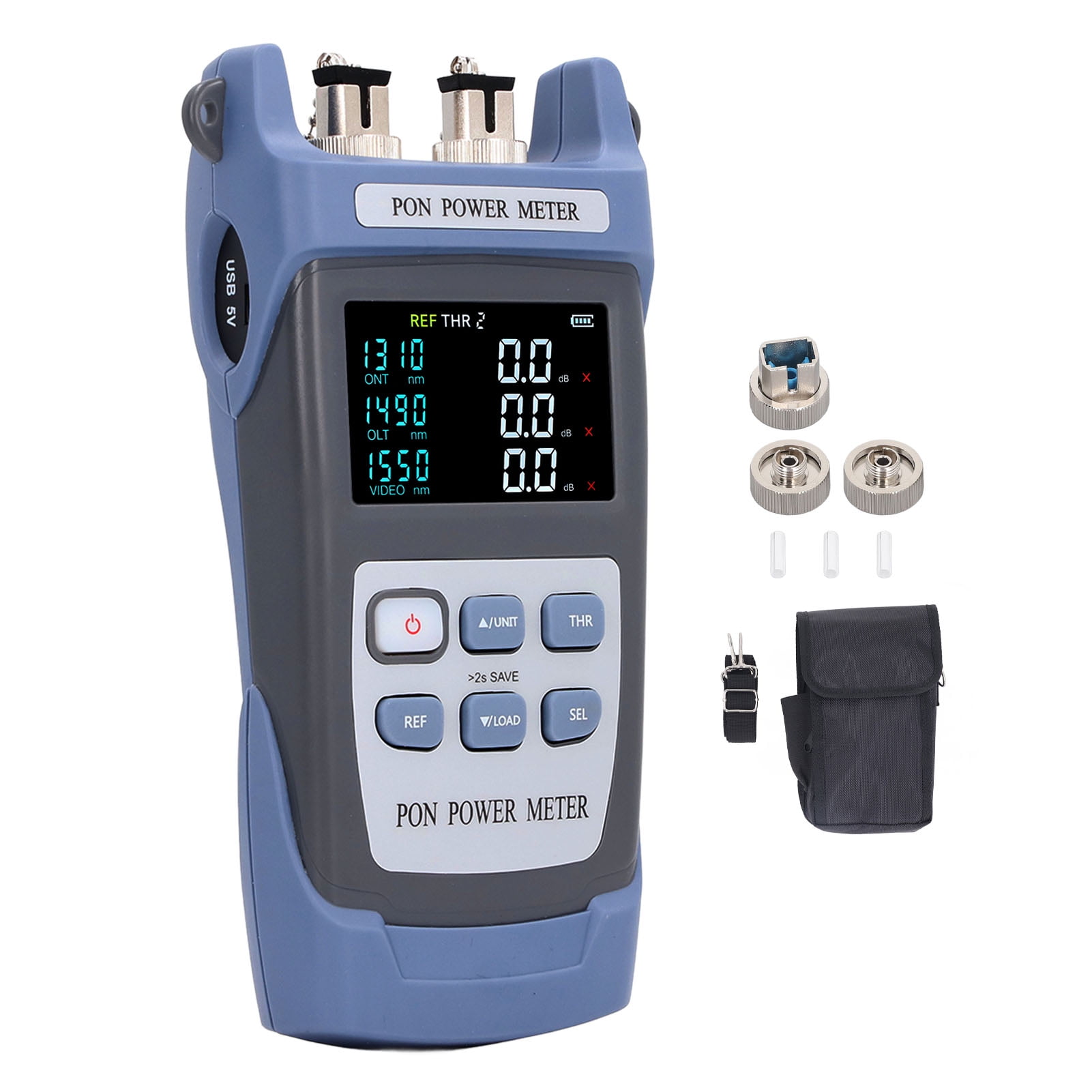 Optical Power Meter Handheld Fiber Optic Test Tool Kit UPC Port Online ...