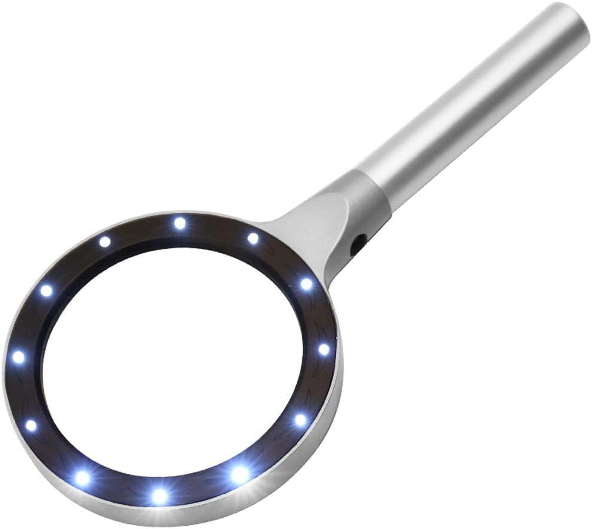 Magnifying Glass with Light for Reading, Eye Comfort Anti-Glare 3.3 ...