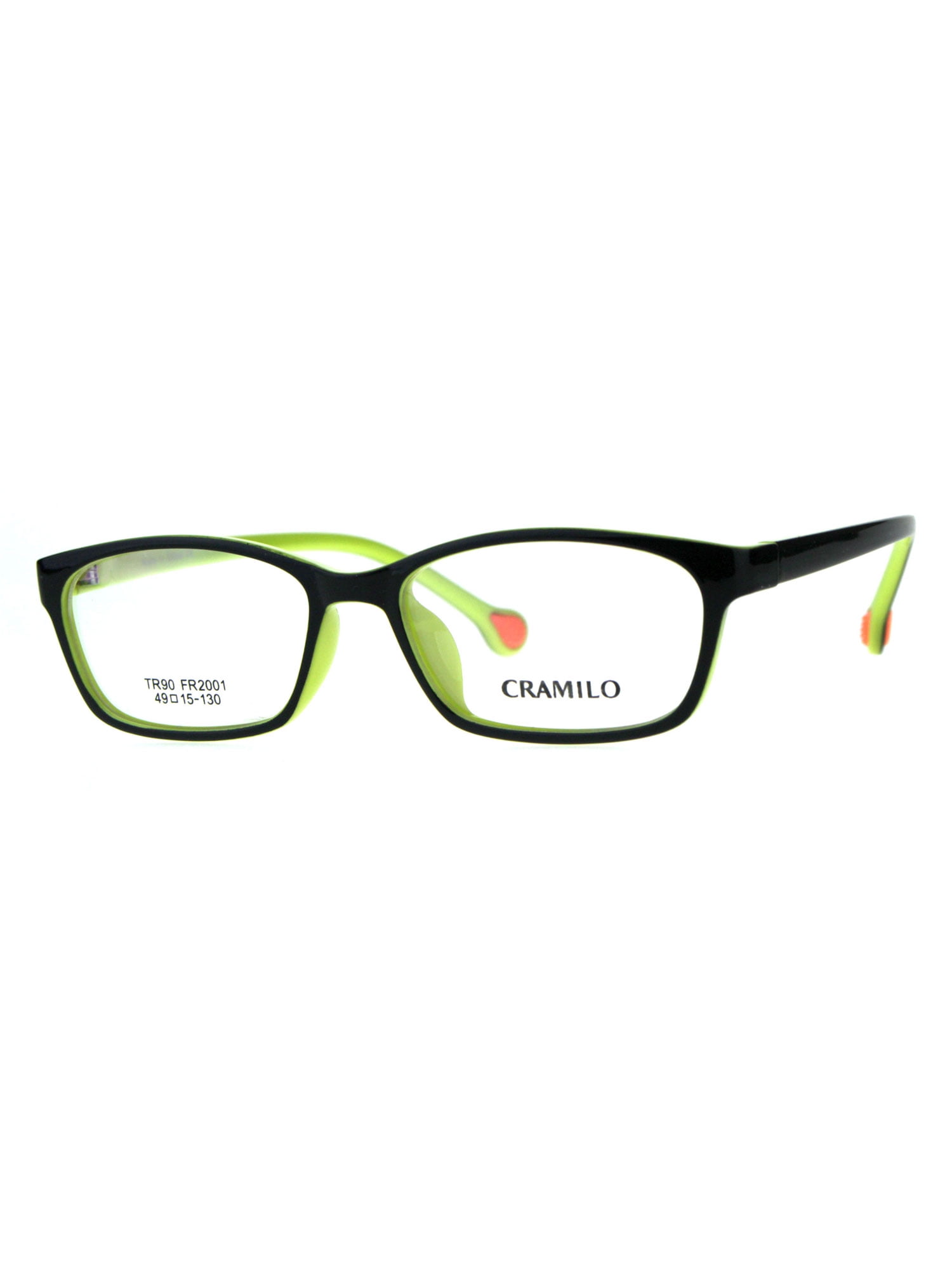 Optical Quality Pop Color Rectangular Plastic Narrow Eyeglasses Frame ...