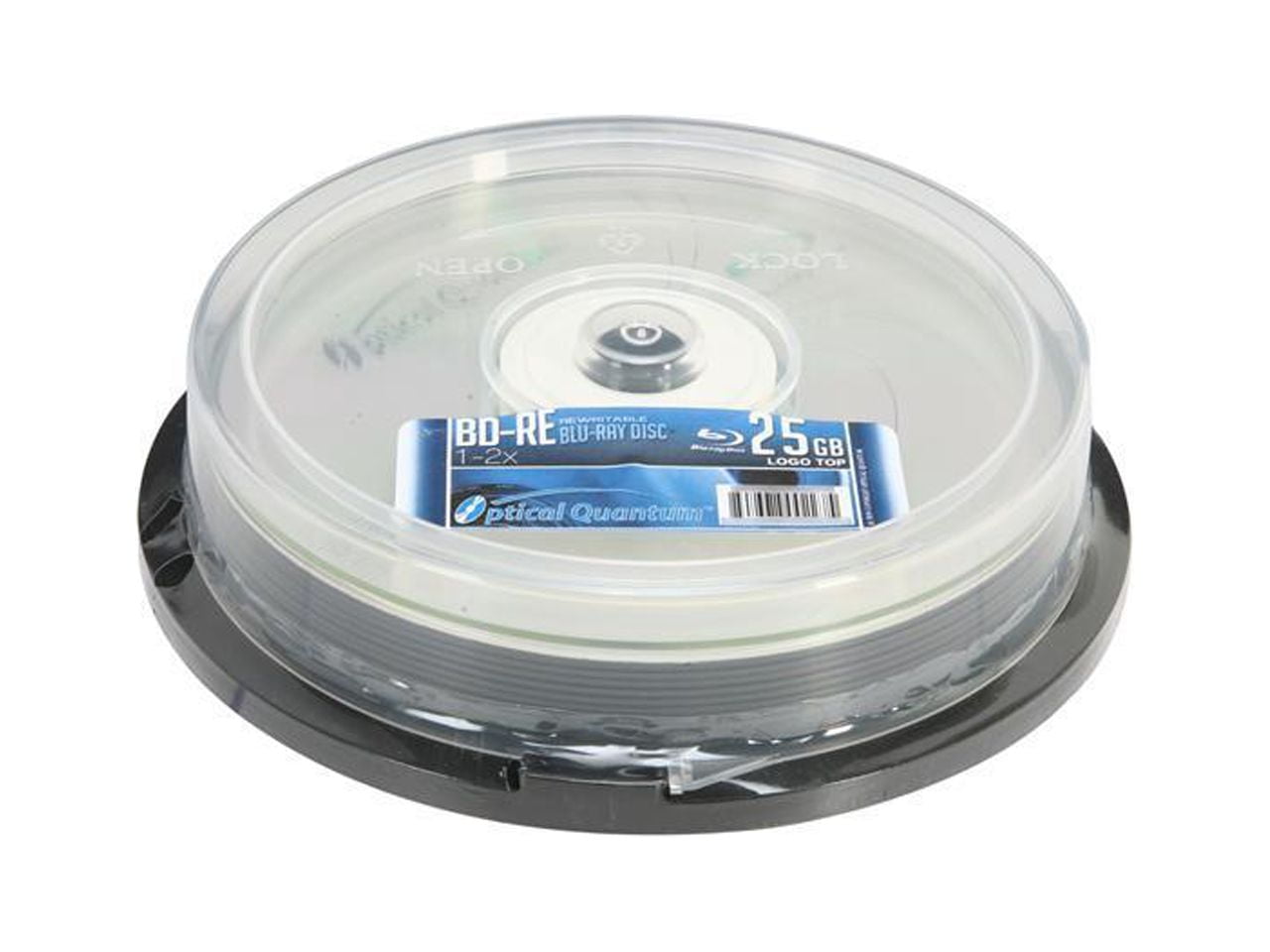 Optical Quantum OQBDRE02LT-10 2X 25 GB BD-RE Single Layer Blu-Ray ...