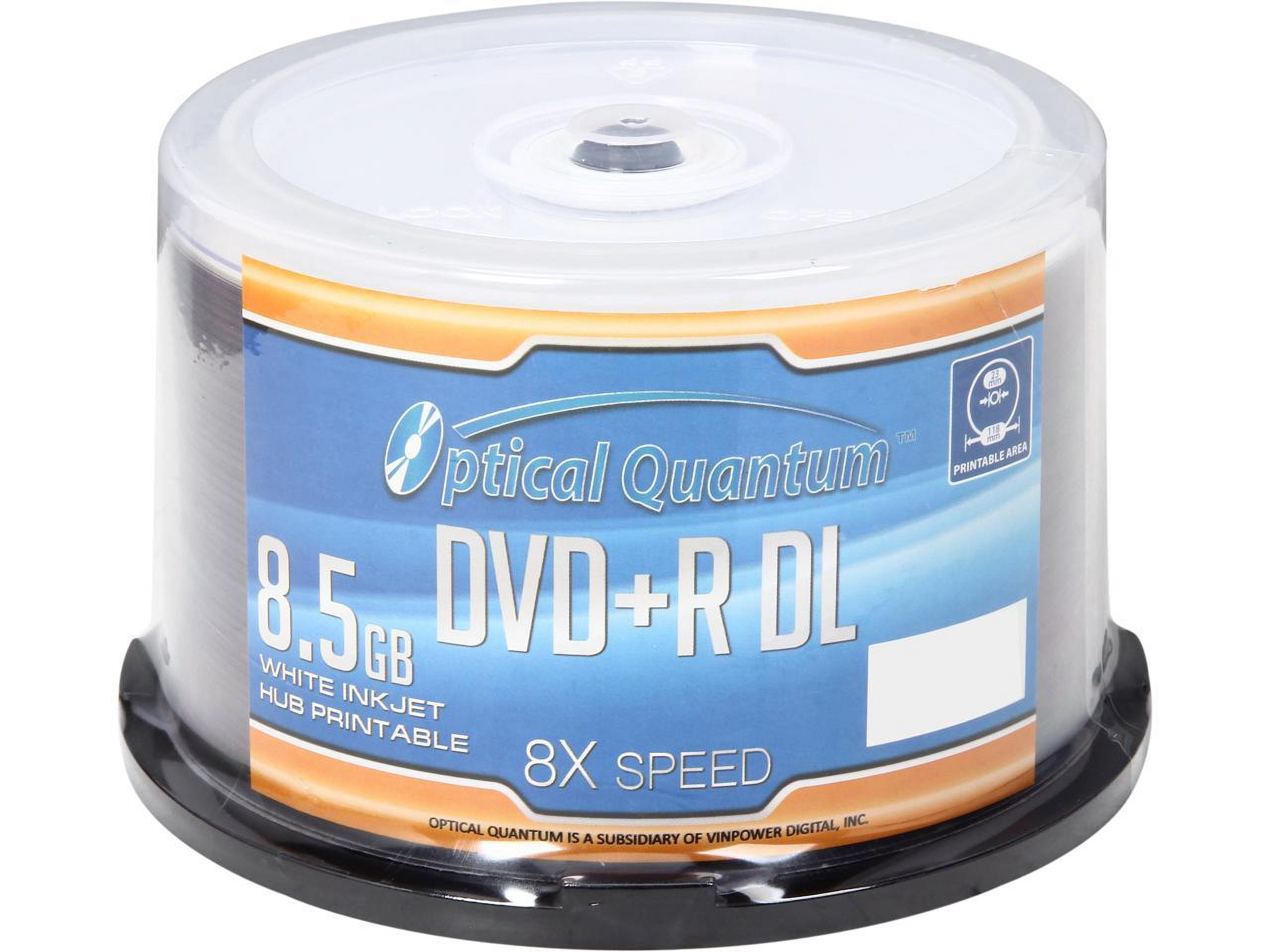 DVD+R DL OPT|QUANTUM 8X 8.5G 50PK R - Walmart.com
