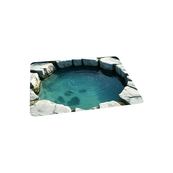 Optical Rug Bottomless Hole Doormat Indoor Outdoor Use for Entrance ...