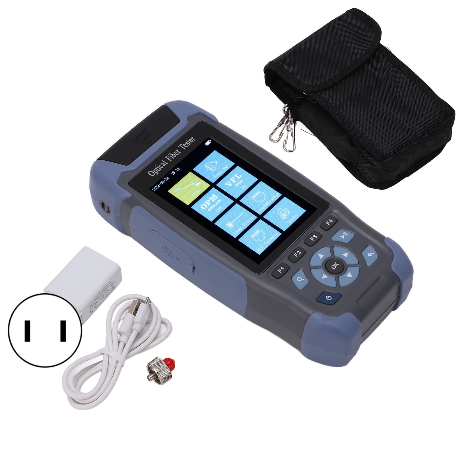 Optical Time Domain Reflectometer 9 in 1 Dual Wavelength 3.5in Color ...