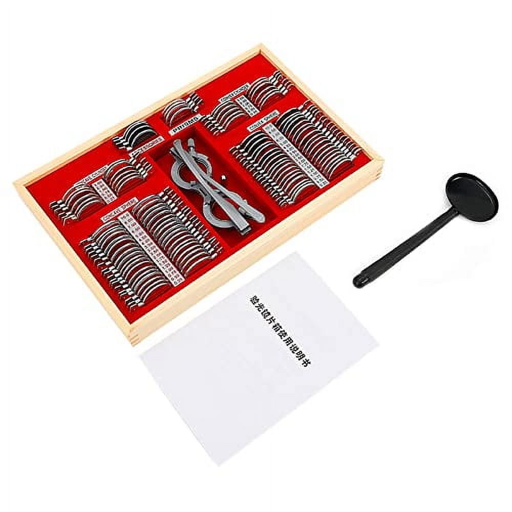 Optical Trial Lens Set 104 pcs/set Precise Optical Lens Optometry Kit ...