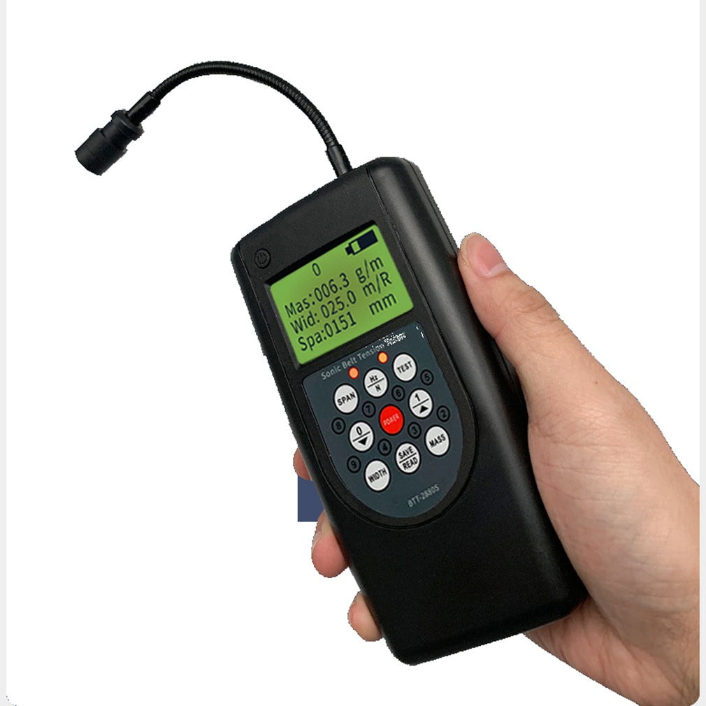 Optical belt tension meter red X-ray vibration frequency motor belt ...