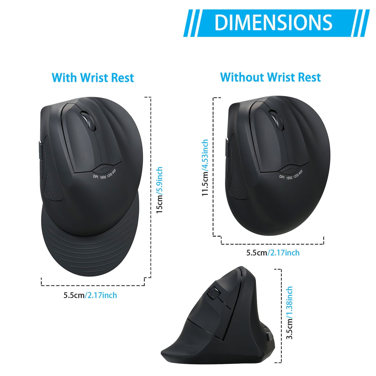 Optical indicator,6 Office Mice Adjustable Movement Speed Office Mice ...