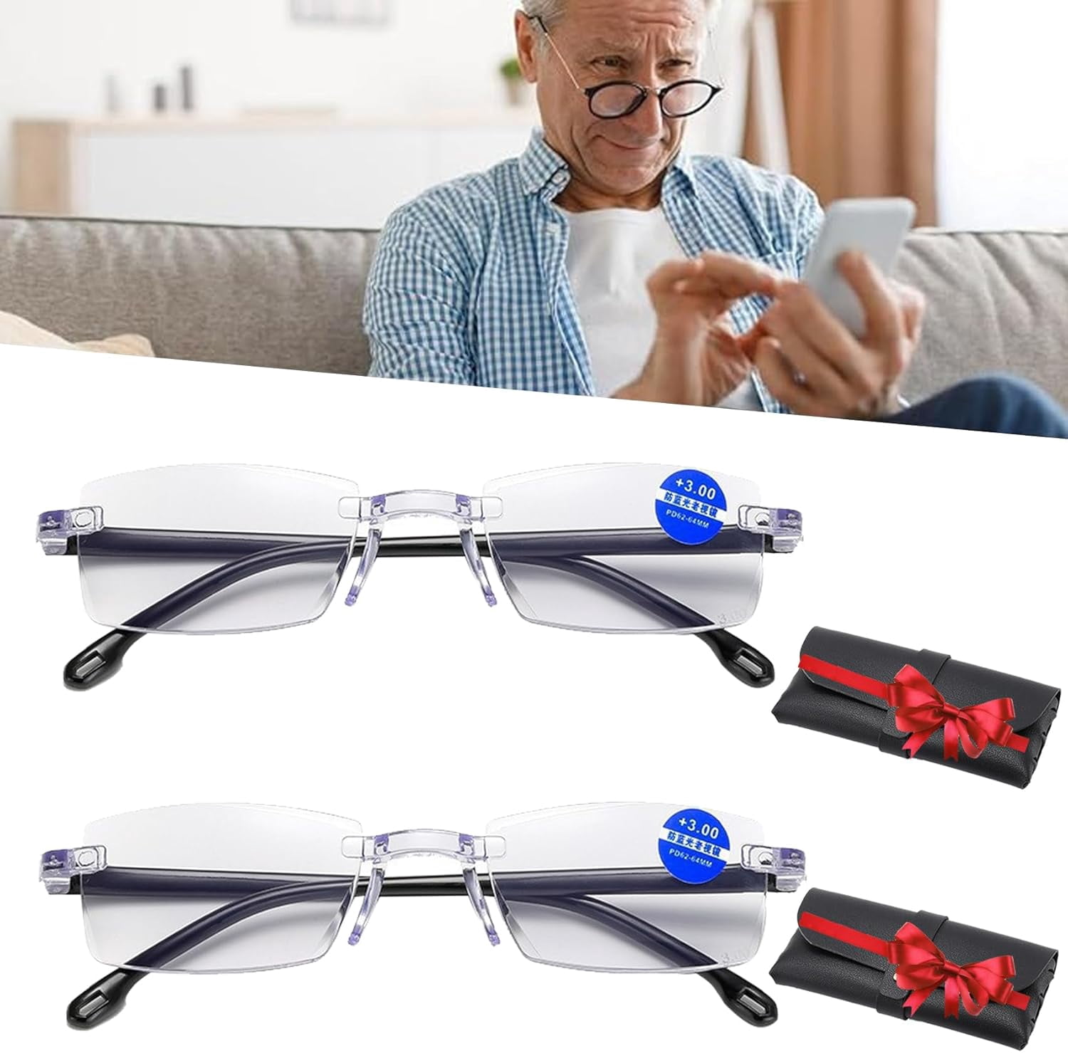 Opticx Self Adjusting Glasses, Opticx Color-Changing Intelligent Zoom ...
