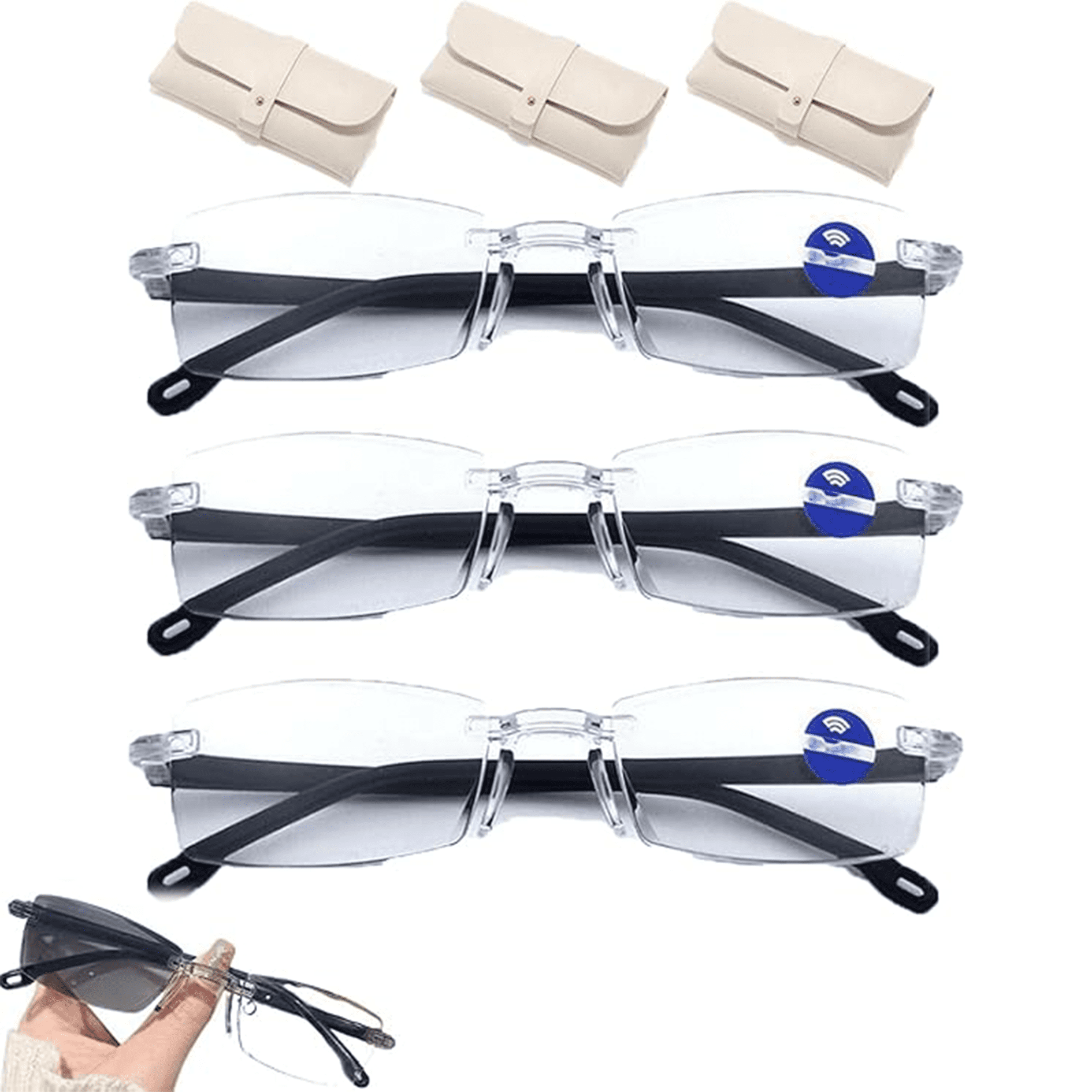 Opticx Self Adjusting Glasses for Women Men, Auto Focus Intelligent ...