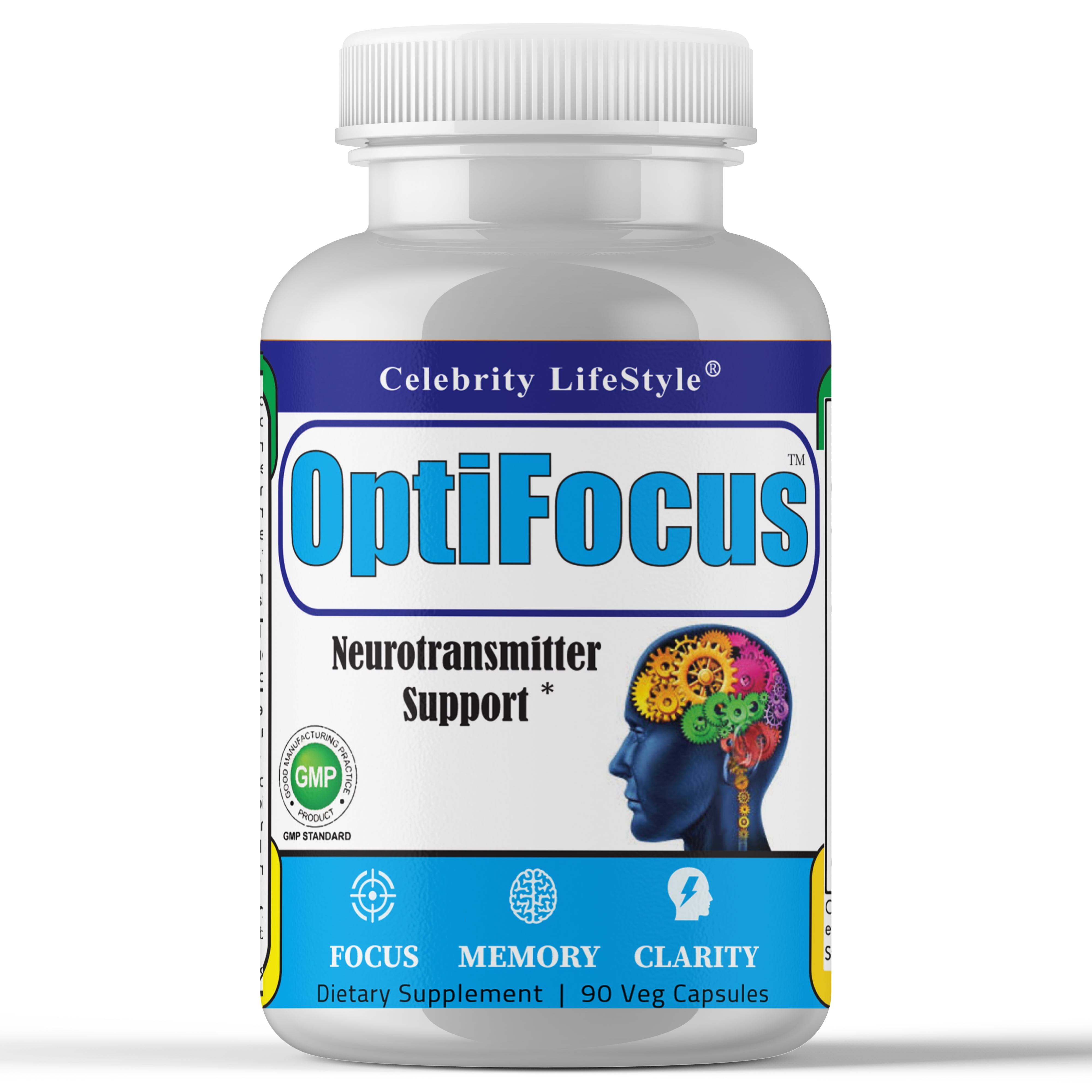 Optifocus Brain Booster - Active Mind Mood Max Performance Supplement ...