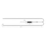 Optilumen 4 ft. 40W 5000K Equivalent Integrated White LED Magnetic ...