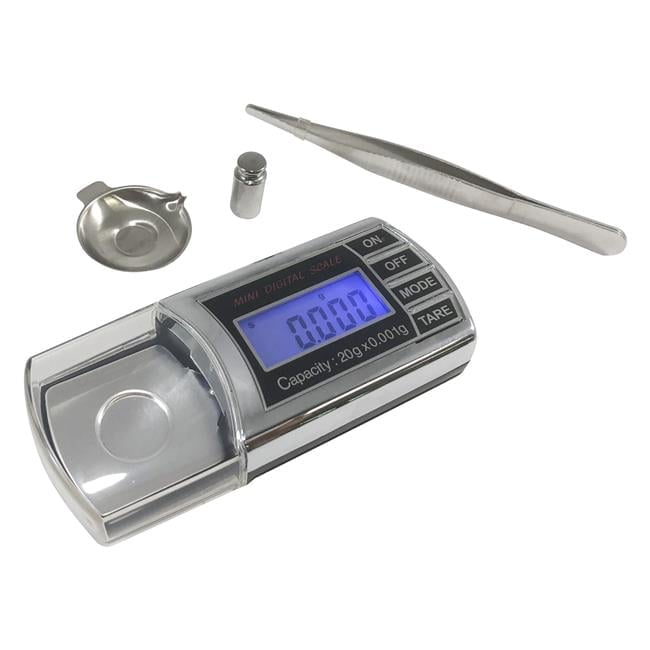 Optima Home Scales Bullet Milligram Scale in Jewelry Box, Black ...