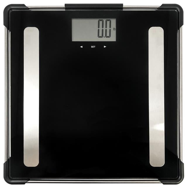 Optima Home Scales FR-400 Frame Bathroom Body Weight Scale, Black ...