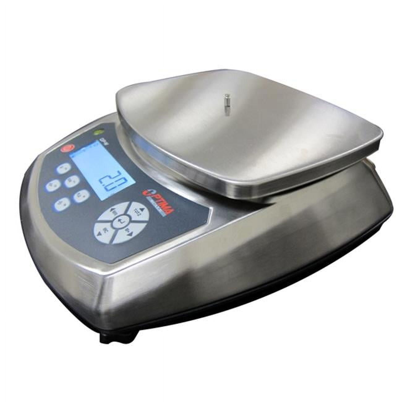 Optima Scales OP-W-S-6 Washdown Portion Scale - 6kg x 0.5g - Walmart.com