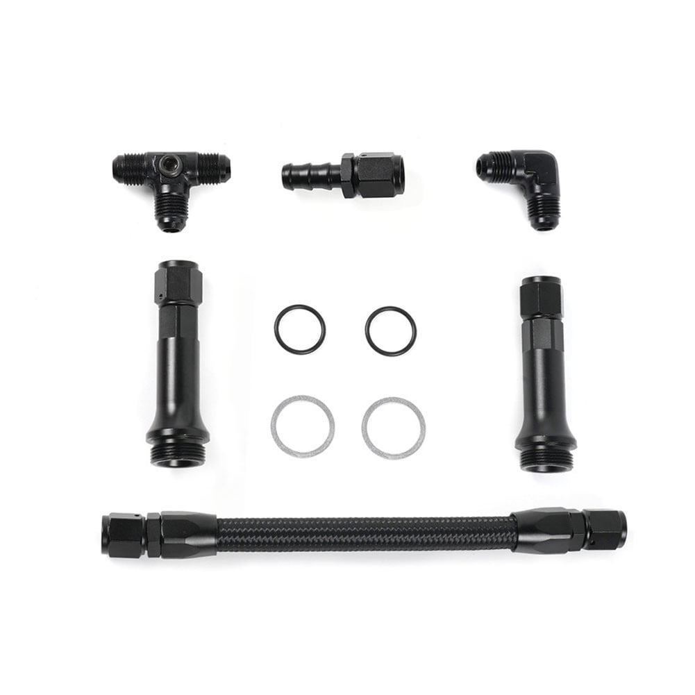 Optimal Efficiency AN6 Three Way Fuel Pipe Kit for Holley For 4150 ...