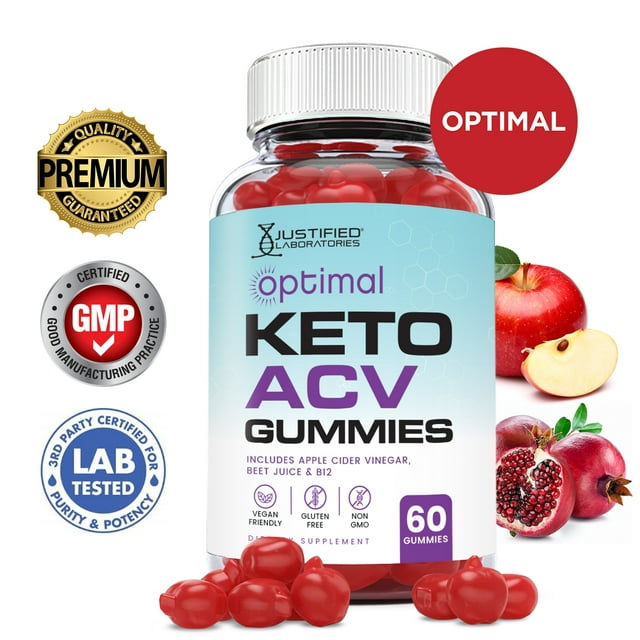 Optimal Keto Acv Gummies 1000mg Dietary Supplement 60 Gummys