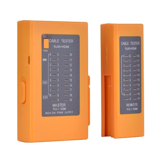 Optimal Shop 2 in 1 HDMI Cable Tester and Network Cable Tester,RJ45 ...
