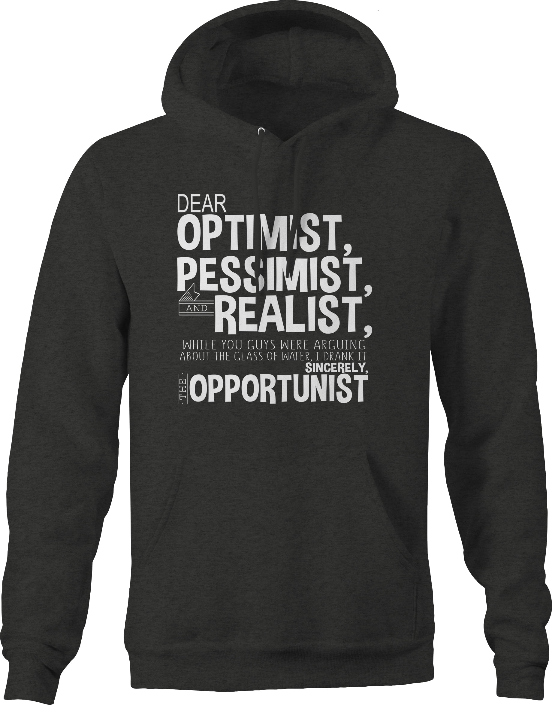 Optimist Pessimist Realist Arguing Glass Sincerely Opportunist ...
