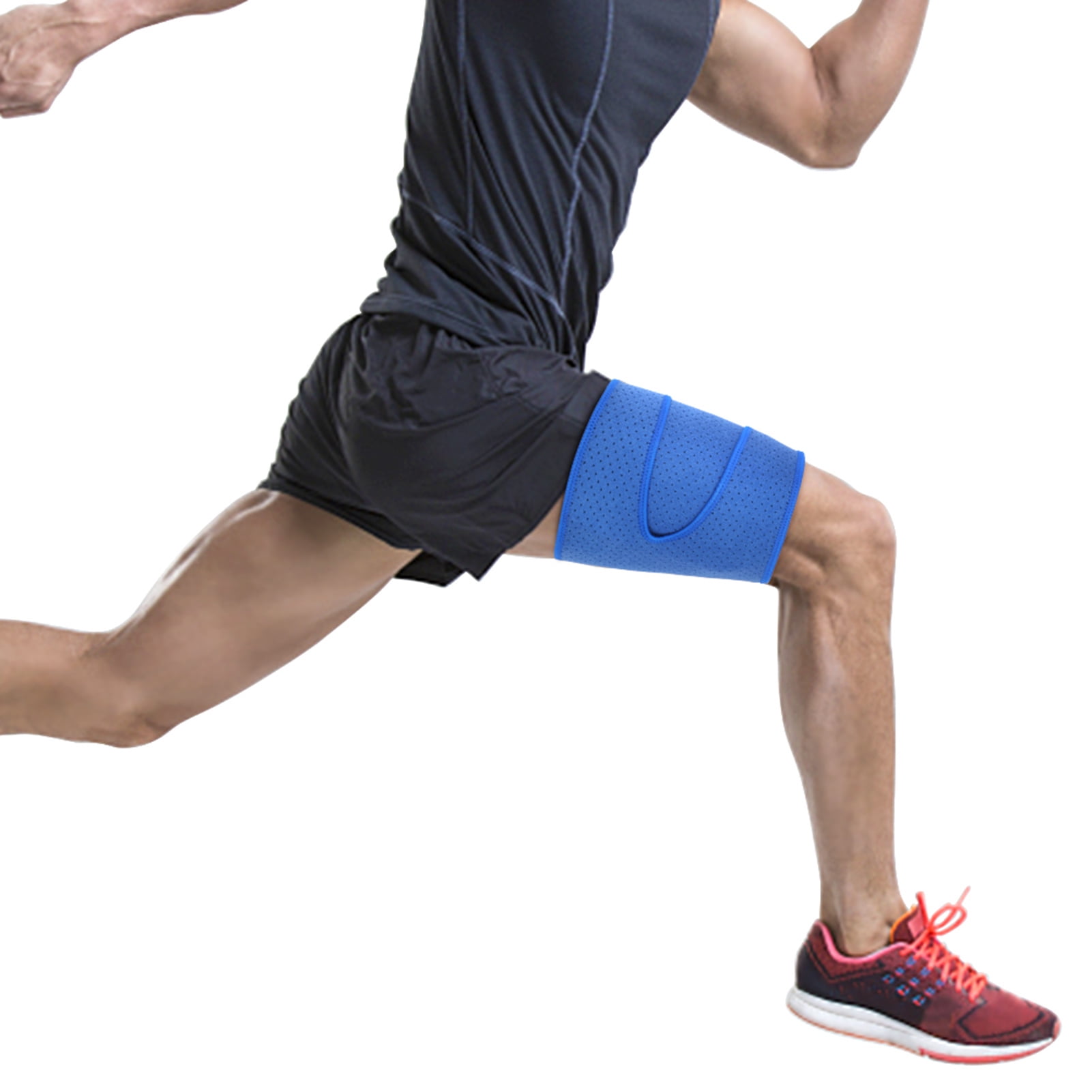 Optimized Thigh Compression Support - Adjustable Brace with Anti-Slip ...