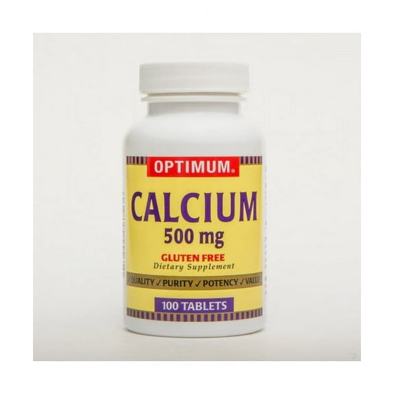 Optimum Calcium 500mg, Tablets, 100ct 043292555650S214 - Walmart.com