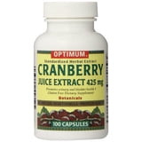 Optimum Cranberry Powder, 425 mg Capsules, Cranberry Flavor, 100 ct ...
