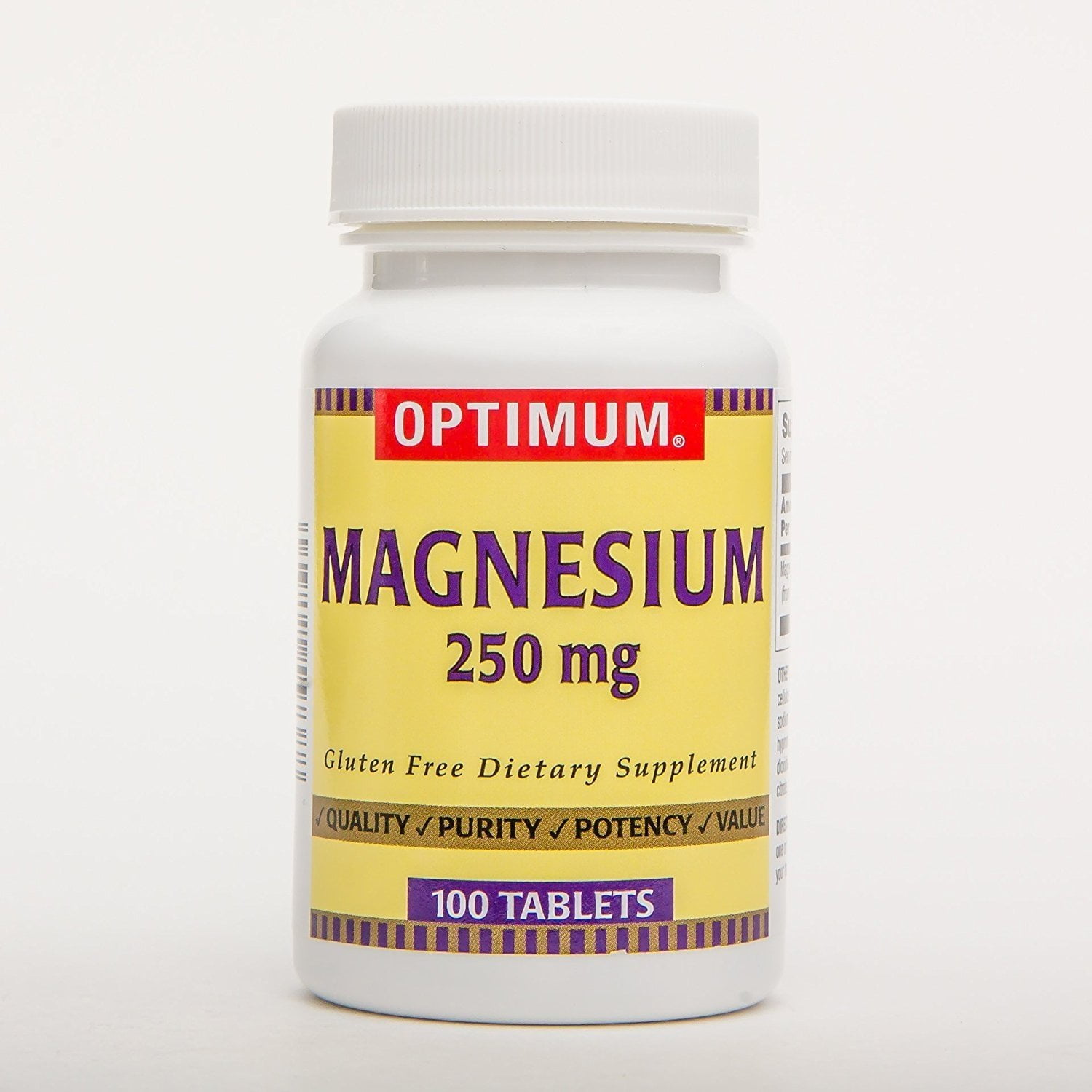 Optimum Magnesium Oxide Tablets, 250 mg, 100 Count - Walmart.com