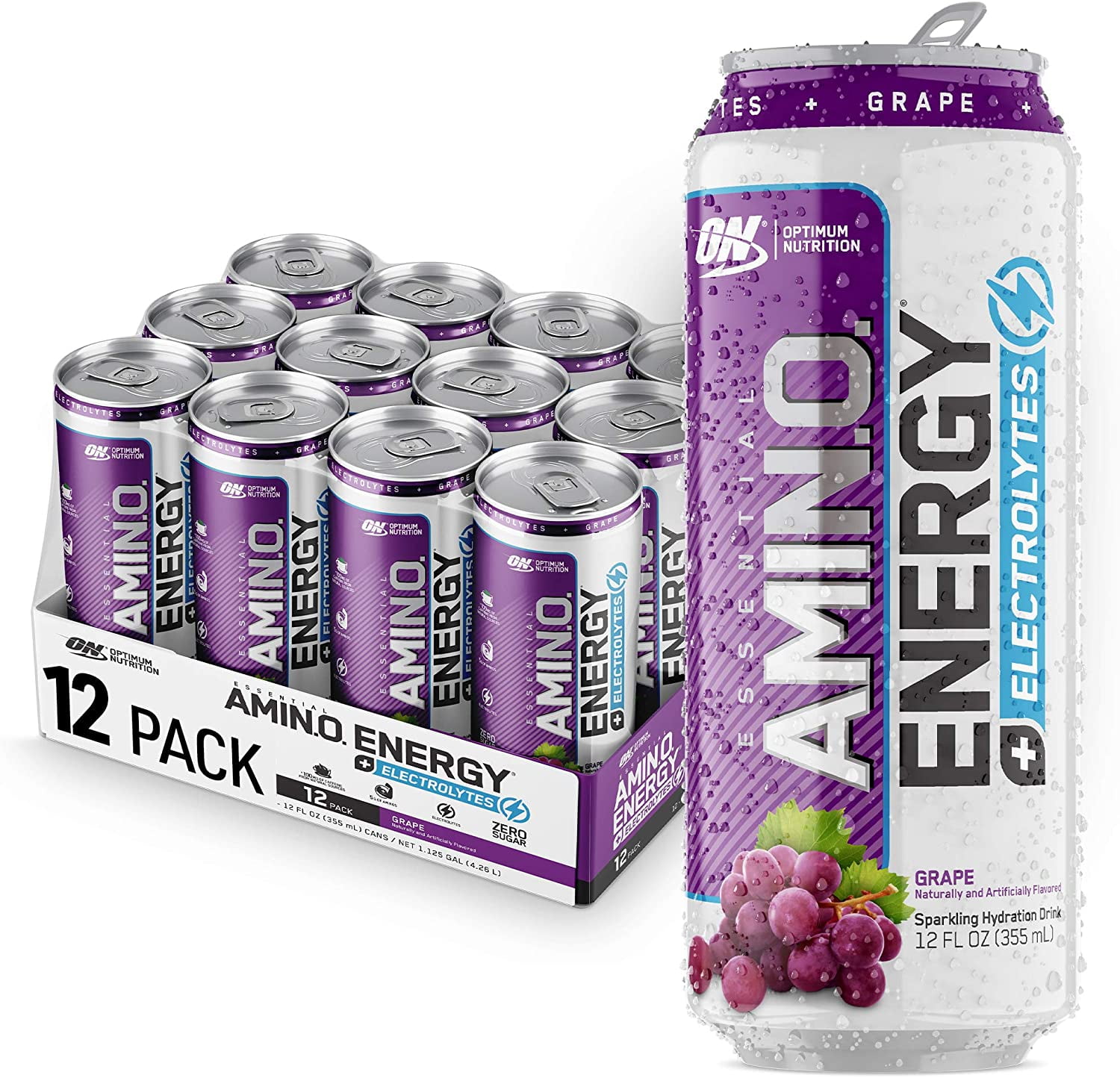 Optimum Nutrition Amino Energy Drink + Electrolytes for Hydration ...