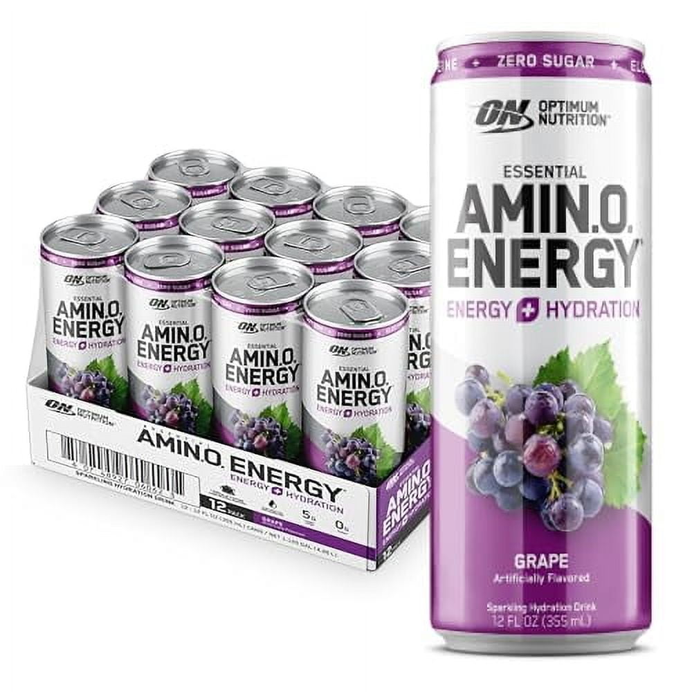 Optimum Nutrition Amino Energy Sparkling Hydration Drink, Electrolytes ...
