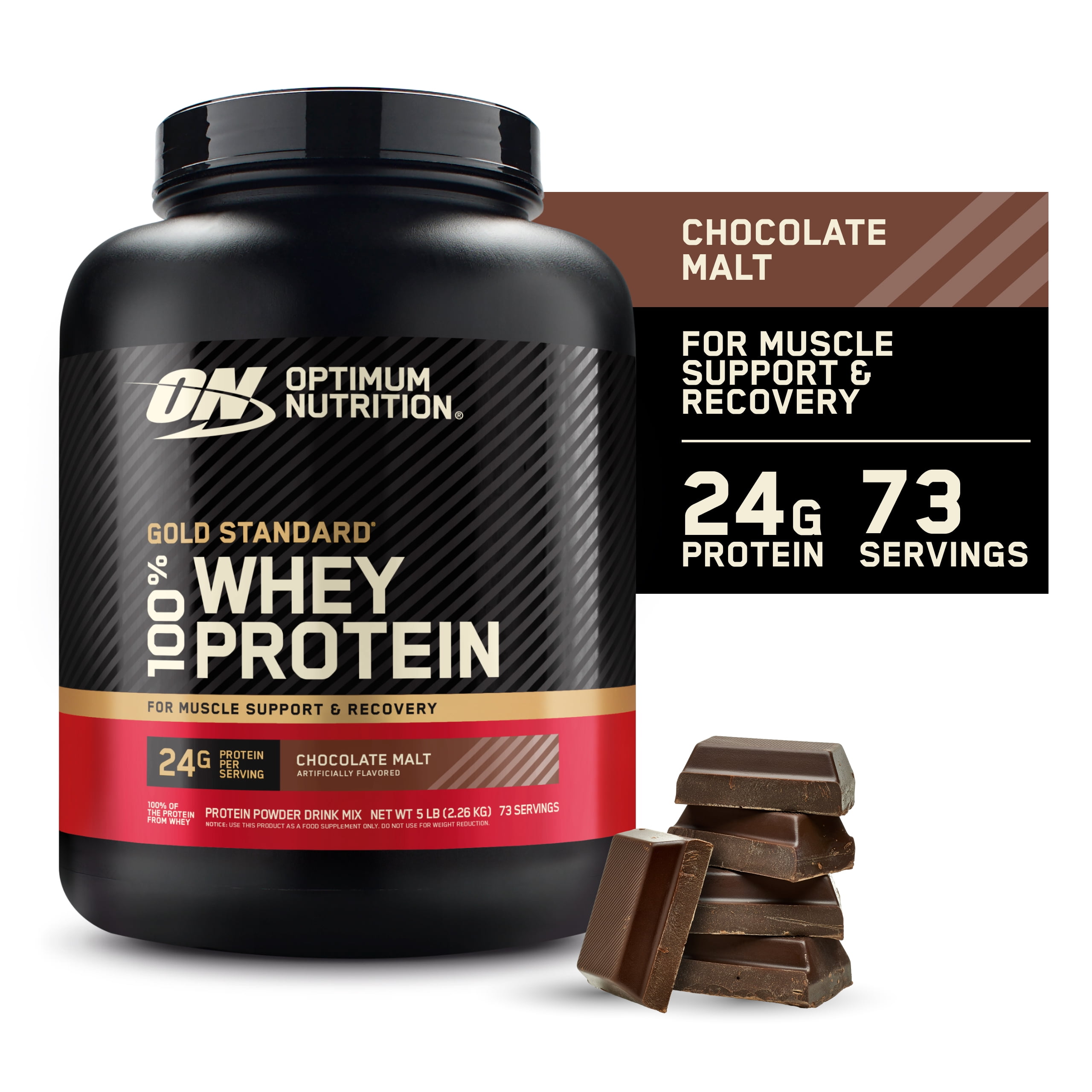 Optimum Nutrition Gold Standard 100% Whey Isolate Protein Powder, 24g ...