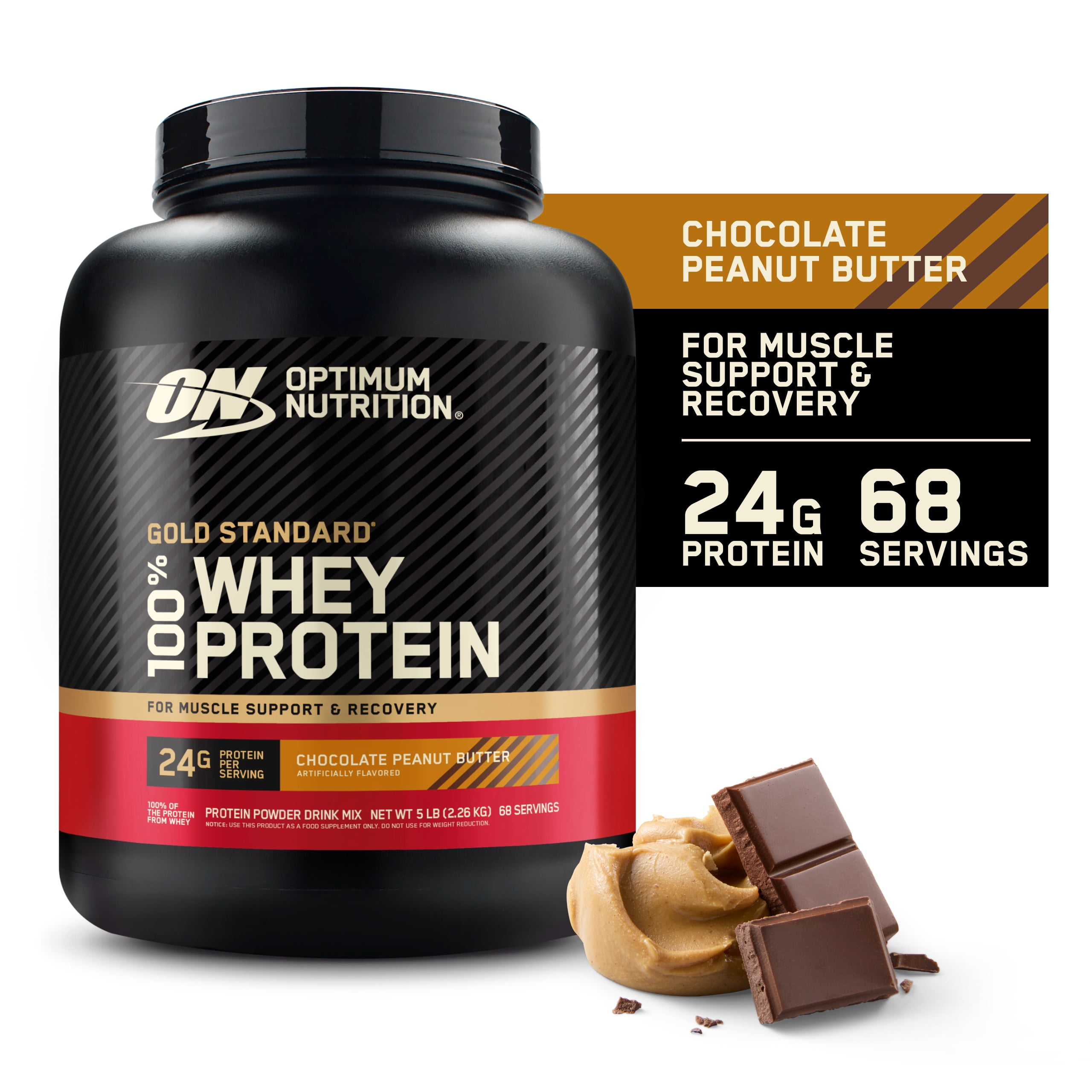 Optimum Gold Whey 68s - Whey protein for health food stores - Walmart ...
