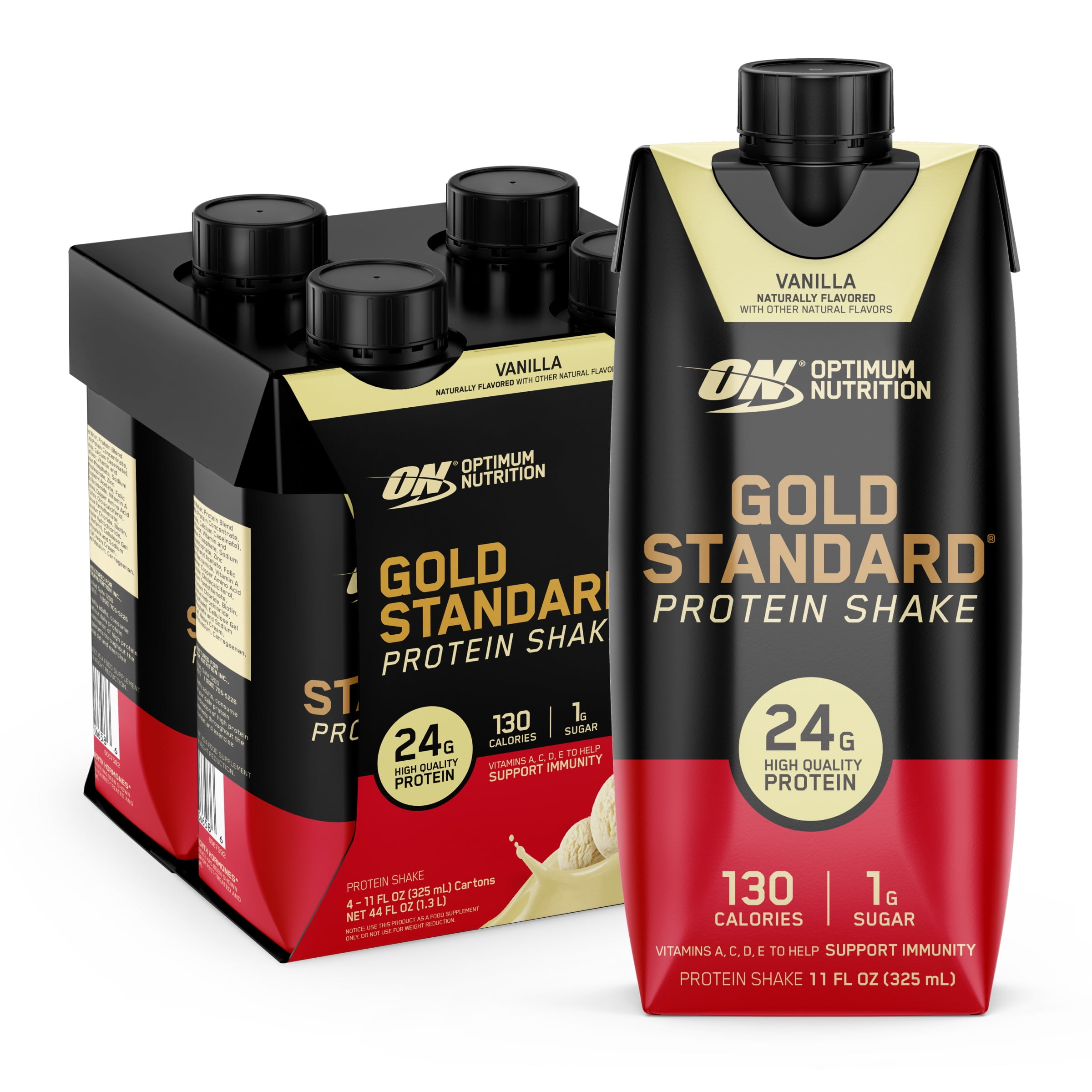 Optimum Nutrition, Gold Standard Protein, Ready to Drink Shake, Vanilla ...