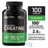 Optimum Nutrition Creatine 2500 Caps, 100 Capsules for Muscle Gains ...