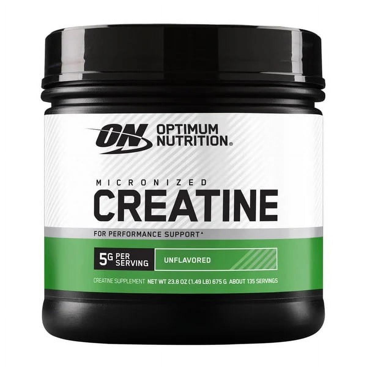 Optimum Nutrition, Micronized Creatine Powder, Unflavored, 1.49 lbs, 5g ...