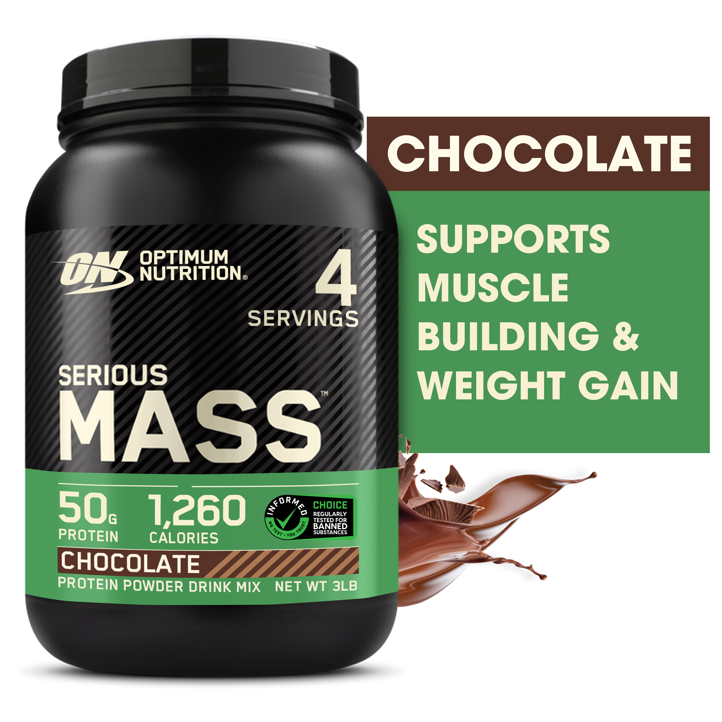 Dymatize Super Mass Gainer, Rich Chocolate, 6 lbs - Whey & Casein ...