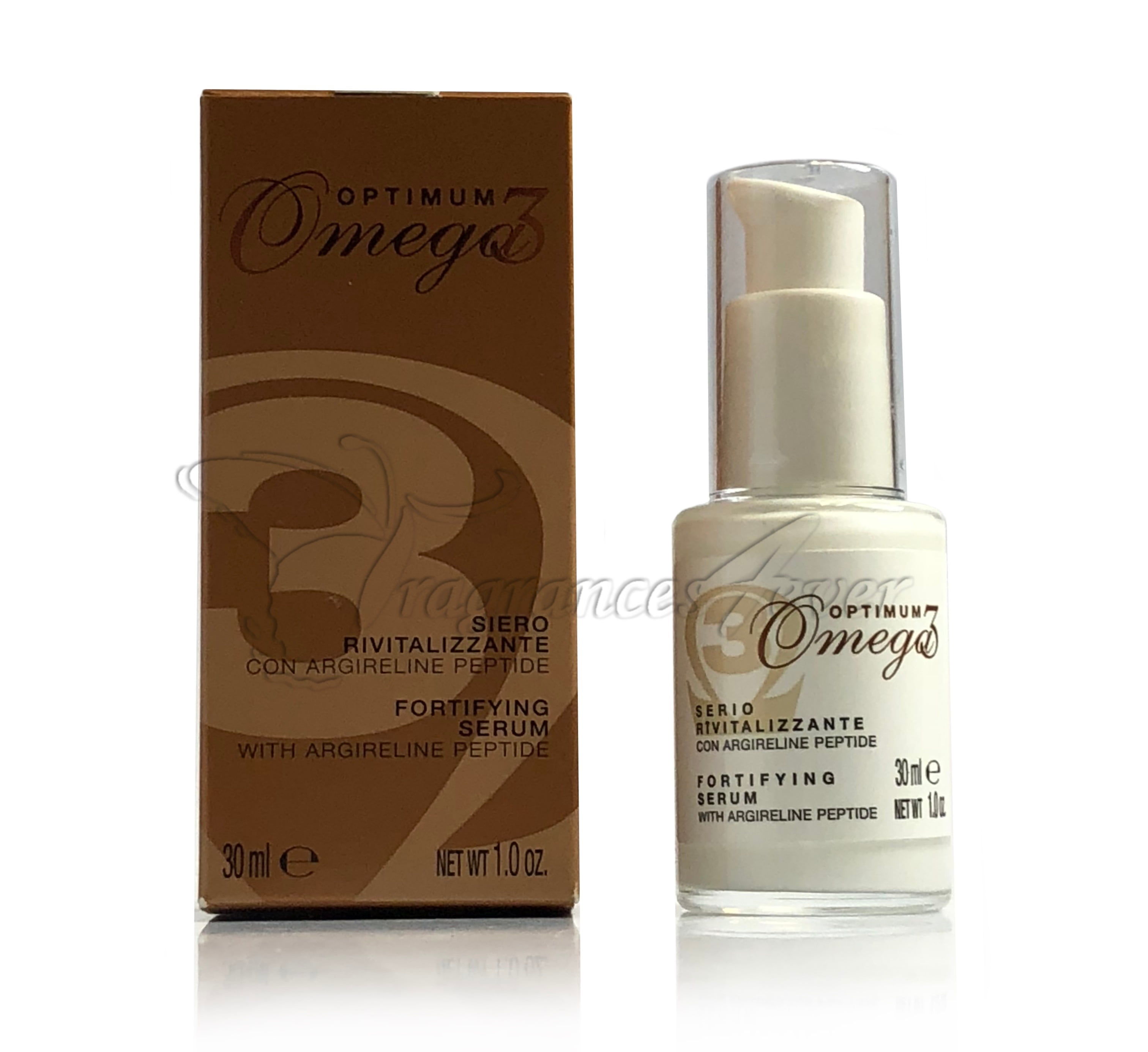 Optimum Omega 3 Fortifying Serum / Lotion With Argireline Peptide 1 oz ...