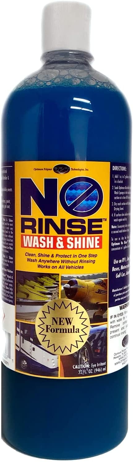 Optimum No Rinse Wash & Shine, 32oz, V5, Safe Car Soap, Eco-Friendly ...